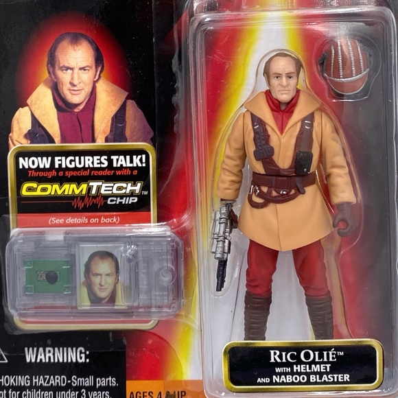 Hasbro | Toys | Star Wars Ric Olie Episode Commtech Action Figure 1998 ...